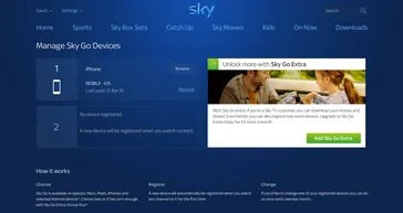 How to add, remove and change devices on Sky Go | Expert Reviews