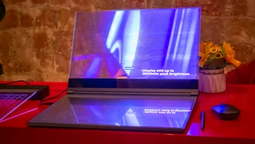 Lenovo gets transparent about its see-through laptop at MWC 2024 ...