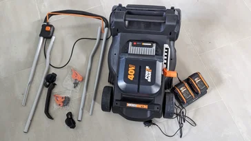 Worx Nitro WG737E review: A mighty mid-sized cordless mower | Expert ...