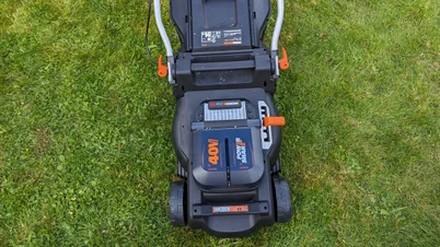Worx Nitro WG737E review: A mighty mid-sized cordless mower | Expert ...