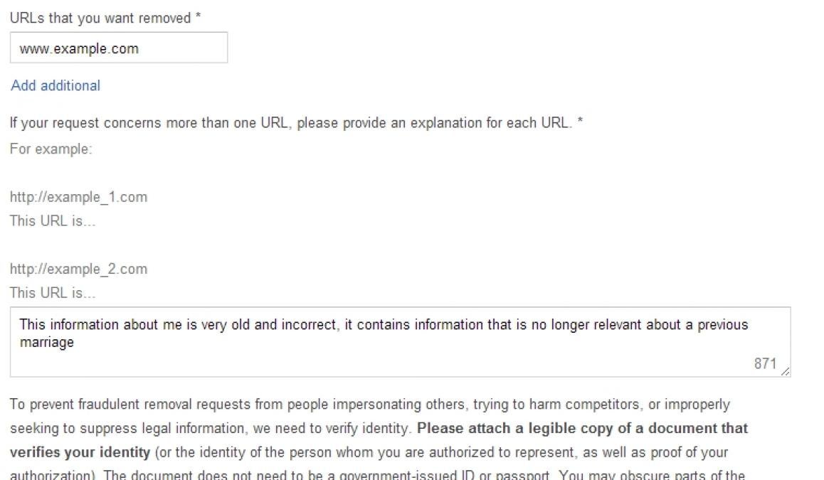 How To Remove Yourself From Google Search Results The Right To Be